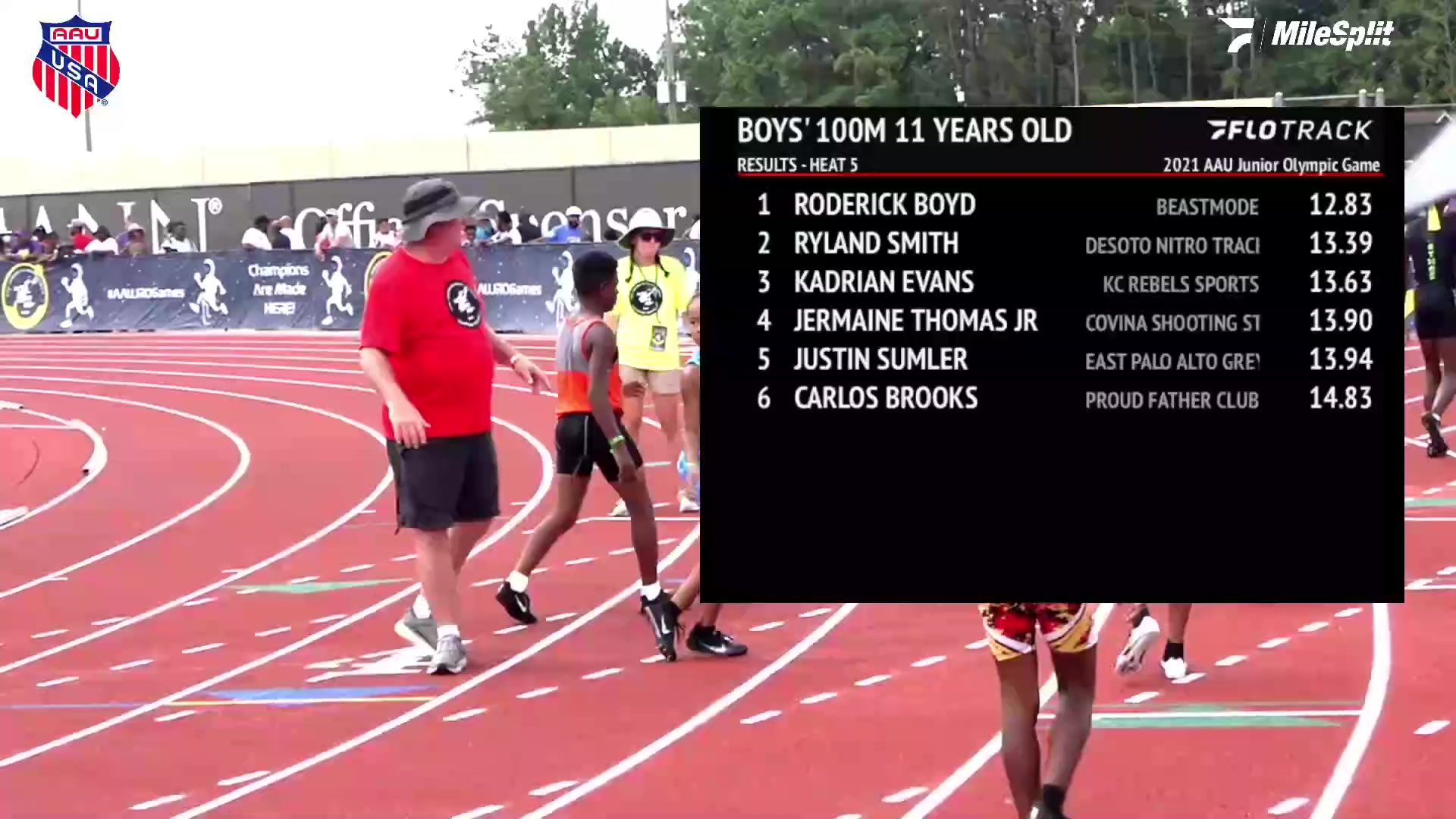 Youth Boys' 100m, Prelims 6 - Age 11 | AAU Junior Olympics Games