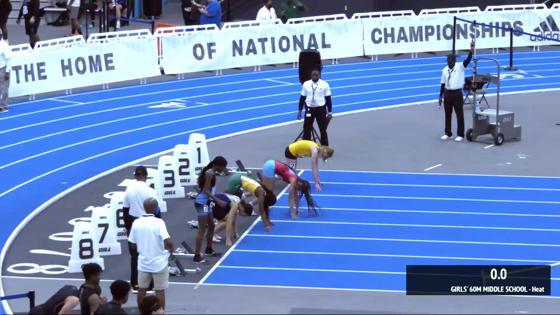 Middle School Girls' 60m Championship, Prelims 5 | Adidas Track Nationals