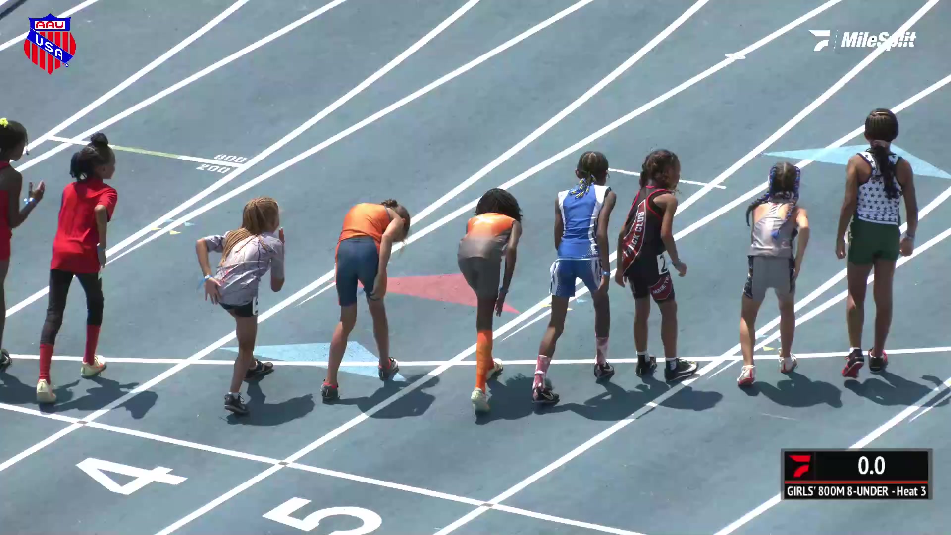 Youth Girls' 800m 8-year-olds, Finals 3 | AAU Junior Olympics Games