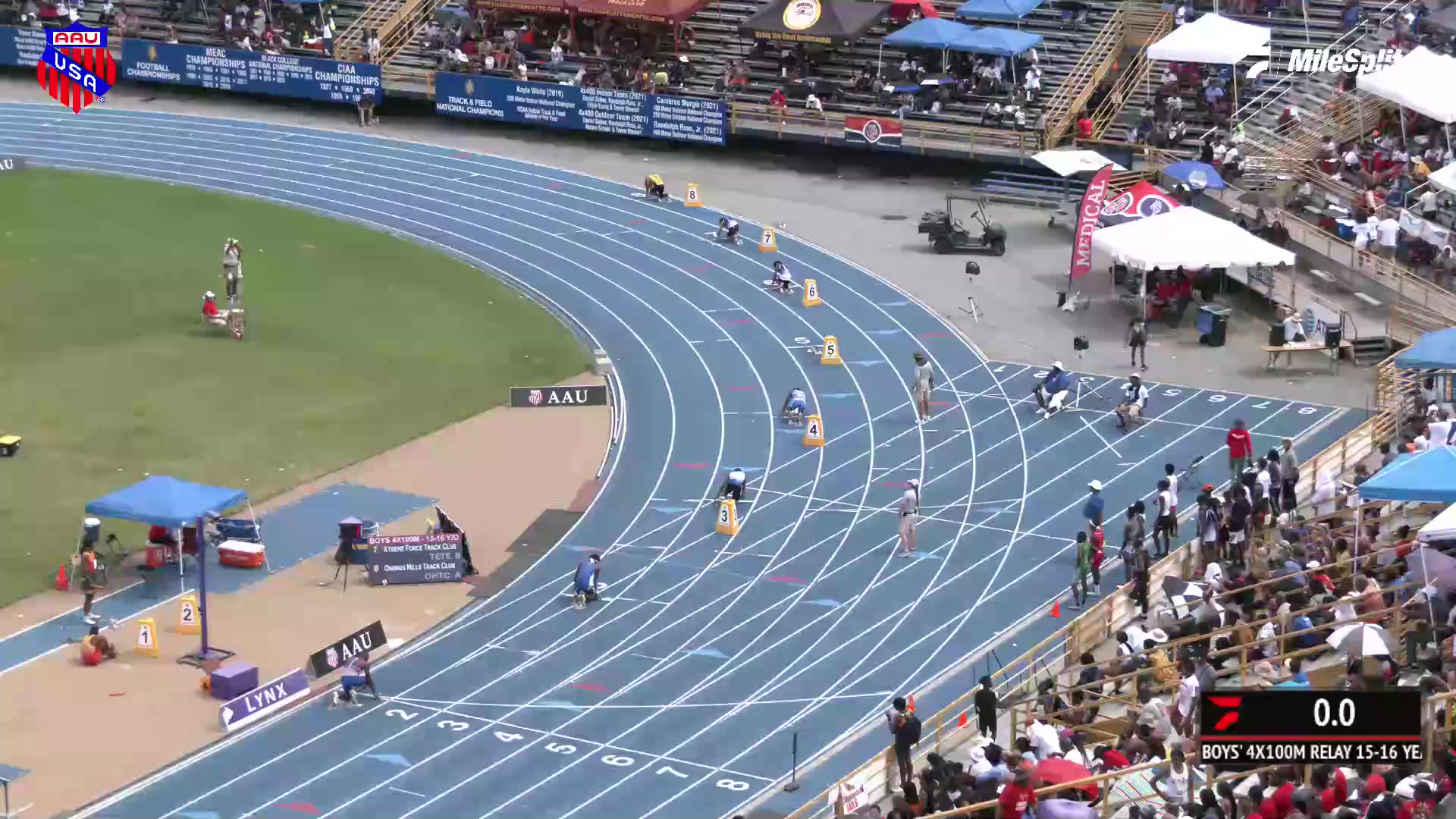 Youth Boys' 4x100m Relay, Prelims - Age 15-16 | AAU Junior Olympics Games